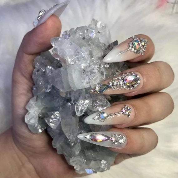 Crystal Inspired Press on Nails – Nativa Crystal